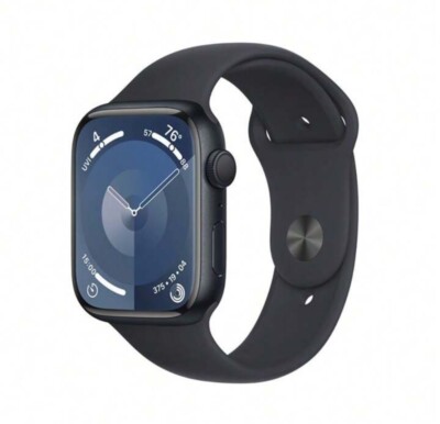 OPEN BOX - Apple Watch Series 9 Midnight 45mm w/Black Sport Band ...