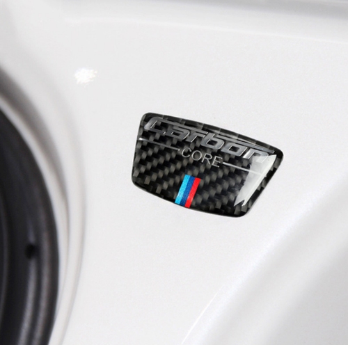 Carbon Fiber Core B Column Car Trunk Badge Emblem Decal Stickers E46 39 ...