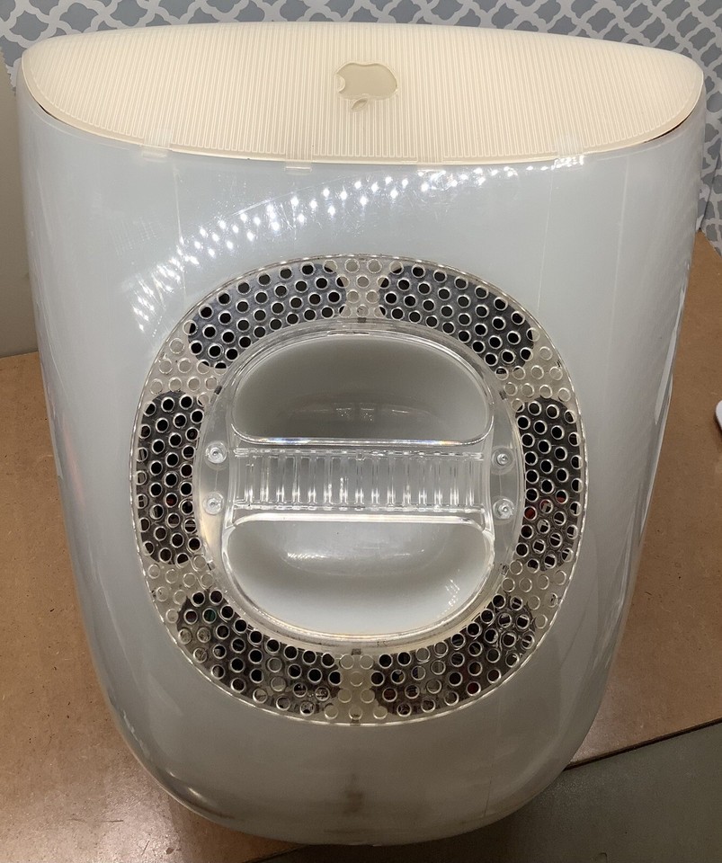 Vintage 2001 Apple iMac G3 Snow M5521 500MHZ 20GB 256MB Ram Read ...