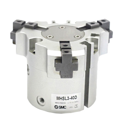 SMC MHS3-80D Parallel Type Round Body Air Gripper 3Finger Built in ...