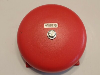 Cooper Wheelock MB-G6-24-R 6" Alarm Motor Bell 18-31VDC Audi. Signal ...