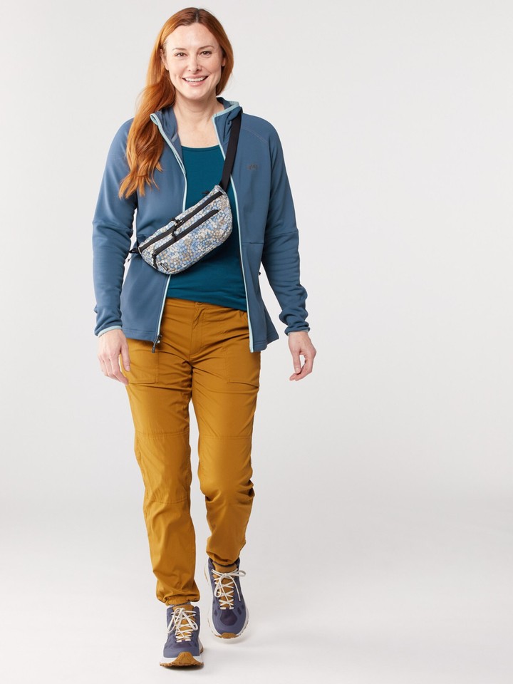 REI Co-op Women's Flash Hyperstretch Fleece Jacket Size S Blue ...