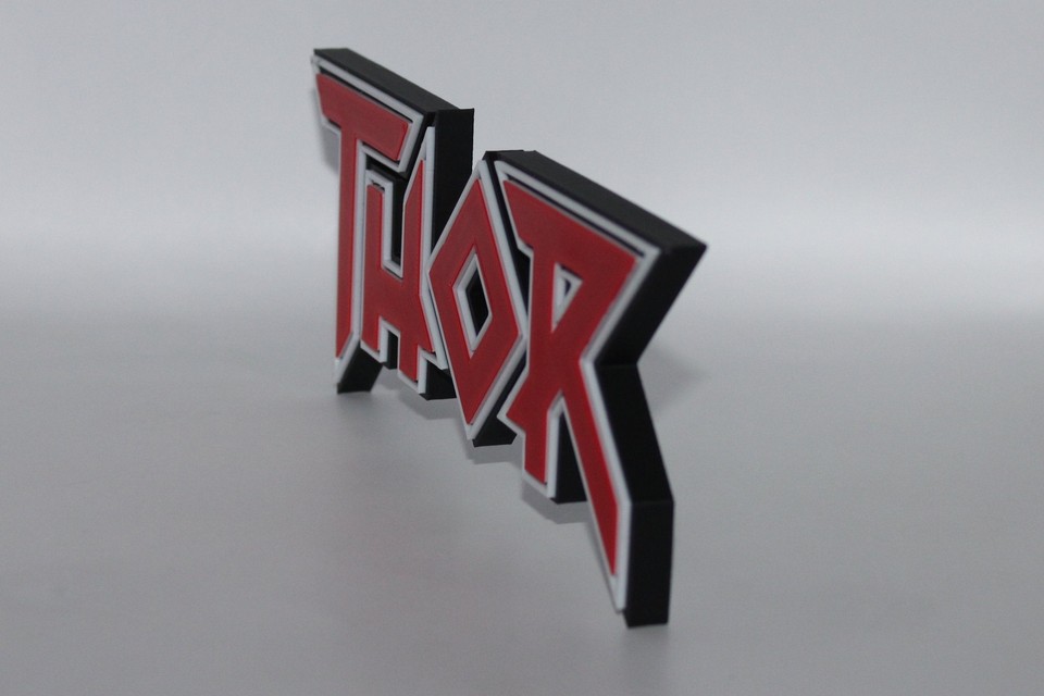 Thor 3D printed Logo Sign Wall Desk Shelf Art | eBay