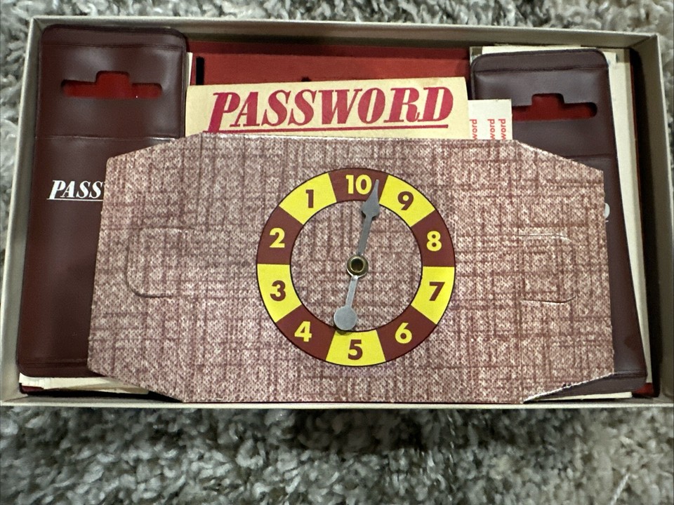 Vintage Milton Bradley PASSWORD Word Guessing Game 4260 Family Game ...