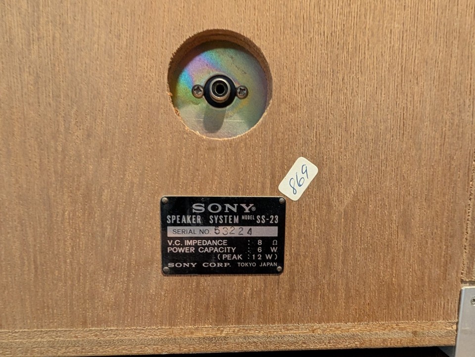 Sony TC-230W Reel To Reel Tape Recorder & 2 Speakers | eBay