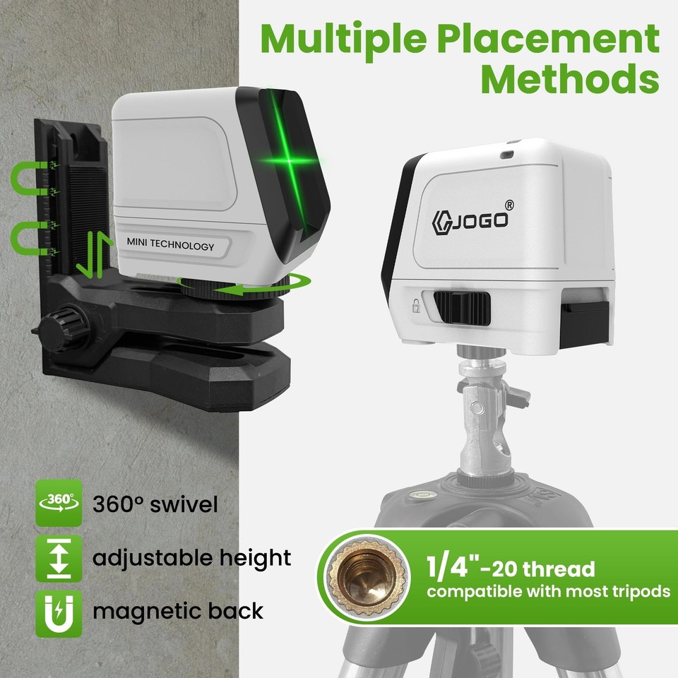 Laser Level, Self Leveling Green Cross Line Lazer Level, Lazer Leveler ...