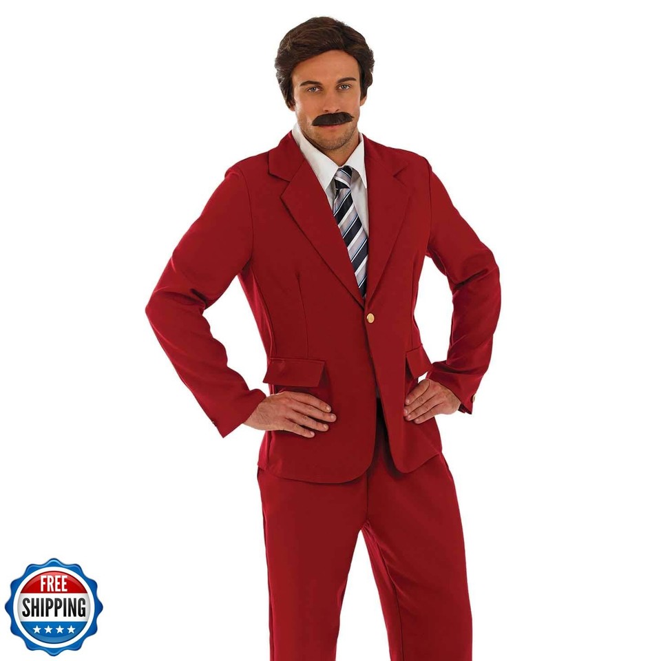 fun shack News Anchor Costume for Men, Newsreader Suit, Anchor Man ...