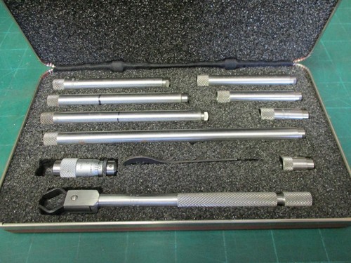 MACHINIST TOOLS * INSIDE MICROMETER * STARRETT * 823 * 1.5 - 12 * 0.001 ...