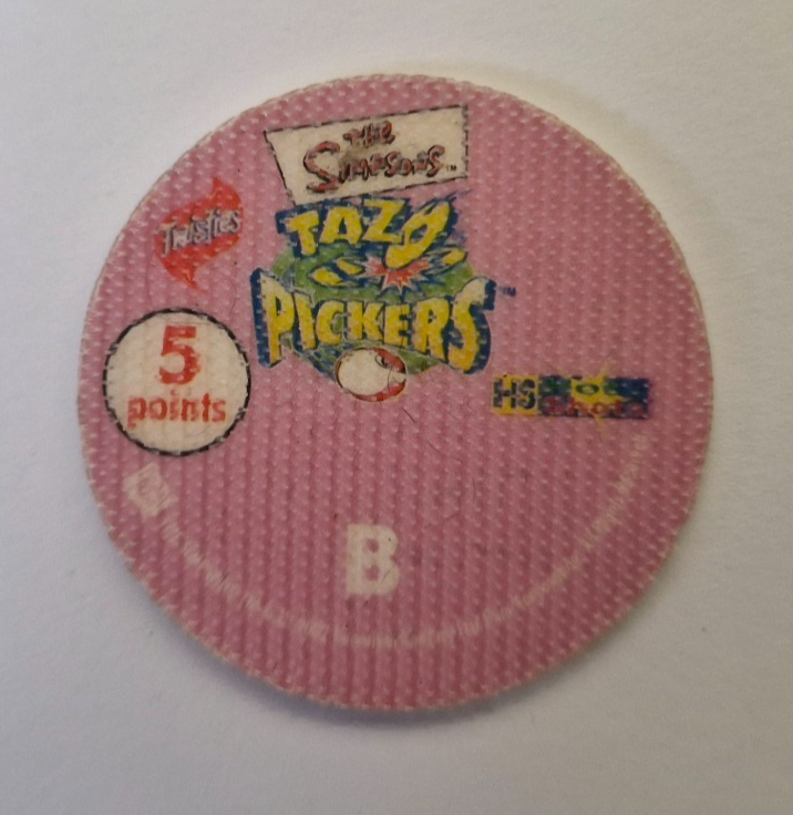 Simpsons Pickers Tazo Limited Edition Letter B | eBay Australia
