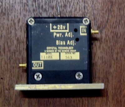 OPTICAL AOM ACOUSTO OPTIC Crystal technology LITHIUM NIOBATE 1110A | eBay