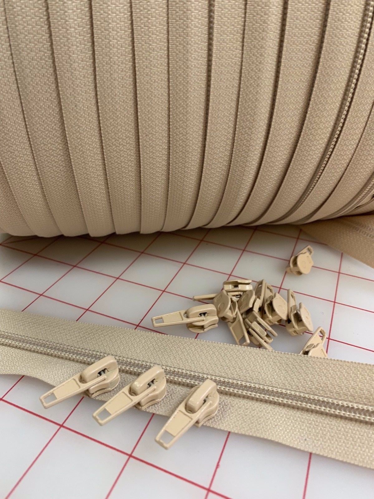 CANVAS #5 Upholstery Zippers By The Yard - 200 yds. & 200 pulls | eBay