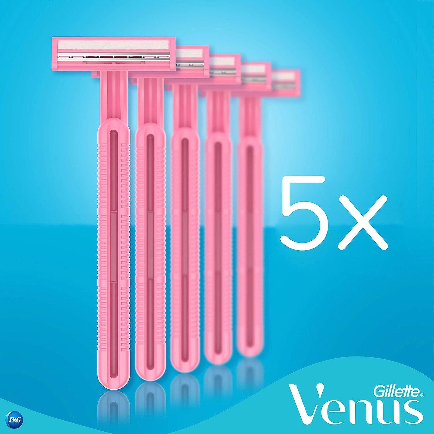 Gillette Simply Venus Women's Disposable Razors With 2 Blades Pack Of 5 ...