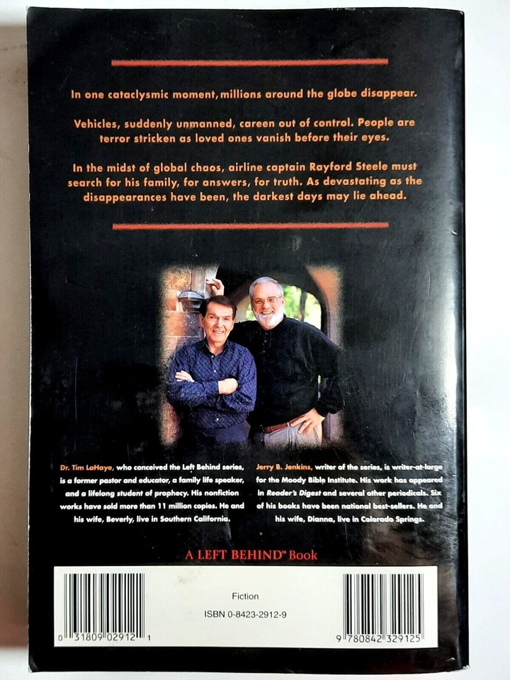 Left Behind Book 1 A Novel of the Earth's Last Days pre-owned PB ...