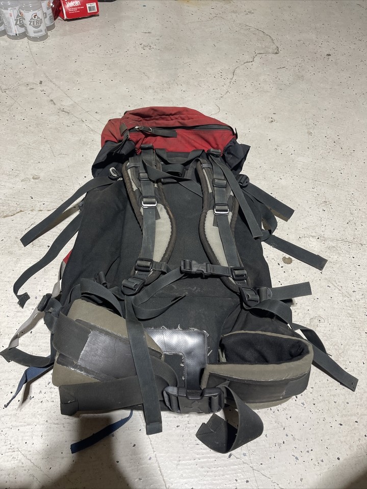 Dana Design Bridger Red Black Internal Frame Hiking Camping 60L ...