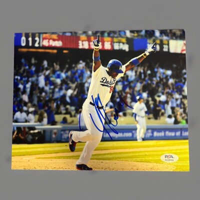 Yasiel Puig Signed Autographed 8x10 Photo PSA DNA COA Los Angeles ...