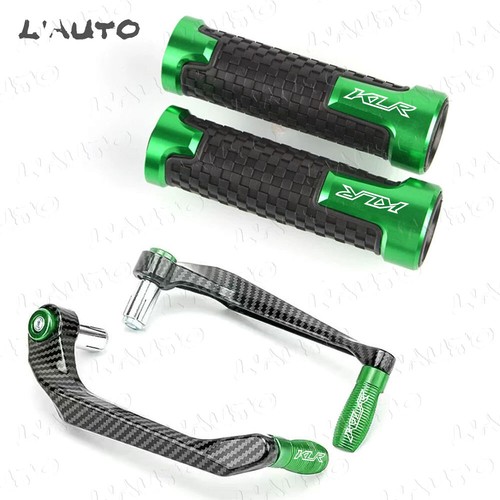 For KAWASAKI KLR250 KLR650 Handlebar Grips Brake Clutch Lever Guard ...