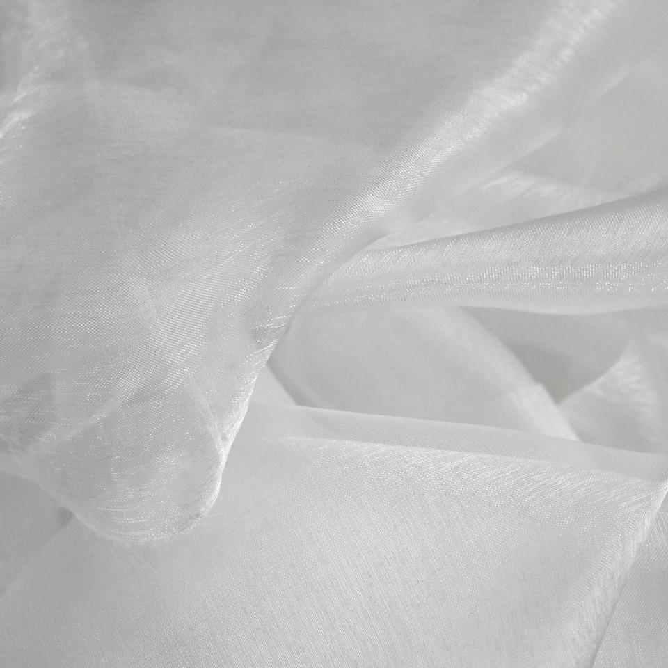 Sheer Organza Fabric Voile Curtain Wedding Drape Material Per Metre ...