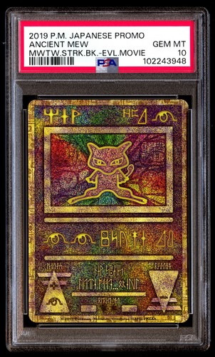 PSA 10 Ancient Mew Pokemon Promo Japanese 2019 Mewtwo Strikes Back ...