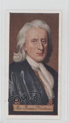 1935 Carreras Celebrities of British History Tobacco Sir Isaac Newton ...