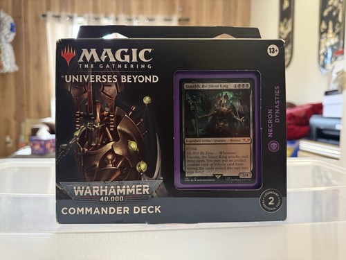 Magic The Gathering Warhammer 40,000 Necron Dynasties Commander Precon ...