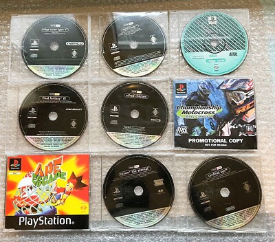 PlayStation 1 PS1 PROMO/Promotional Games Rare Collectibles UK PAL ...