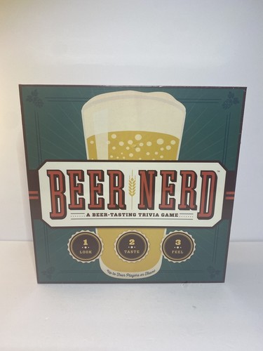 Beer Nerd A Beer Tasting Trivia Board Game Sealed winerd entertainment ...