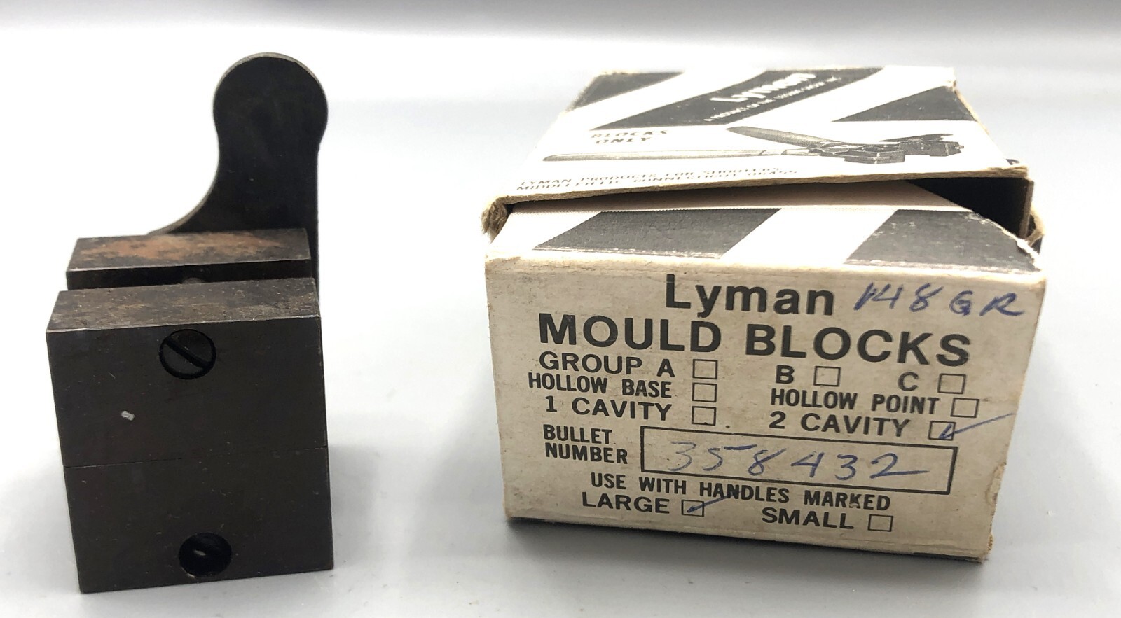 Lyman DOUBLE CAVITY Bullet Mould/Mold #358432 with Original Box | eBay