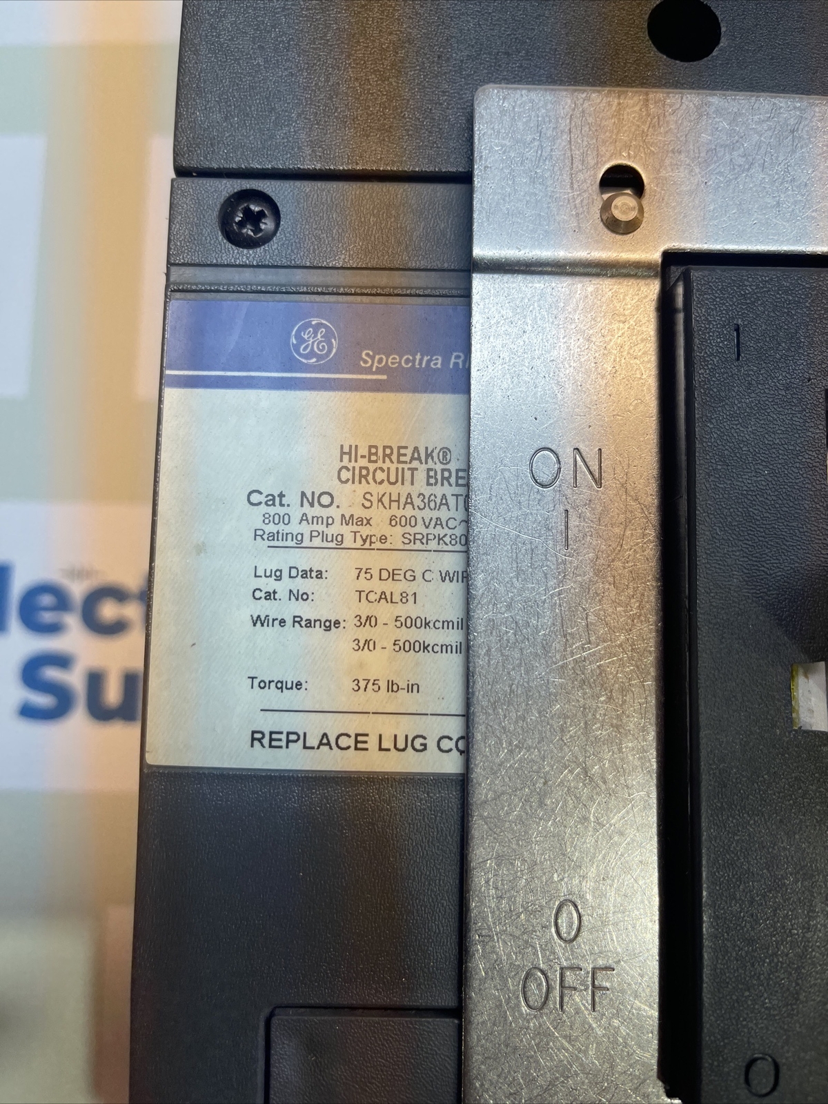 SKHA36AT0800 SPECTRA SKHA 800 AMP 600V GE Spectra 800A Trip. | eBay