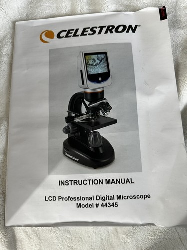 Celestron LCD Deluxe Digital Microscope # 44345 OPEN BOX With Carry ...