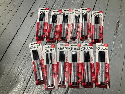 Sharpie 37161PP Permanent Markers Ultra Fine Point Black 24 Ct | eBay