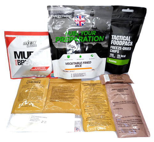 12 Hour Freeze Dried Ration Pack - Light Weight - MX3 - Fishing - MRE ...