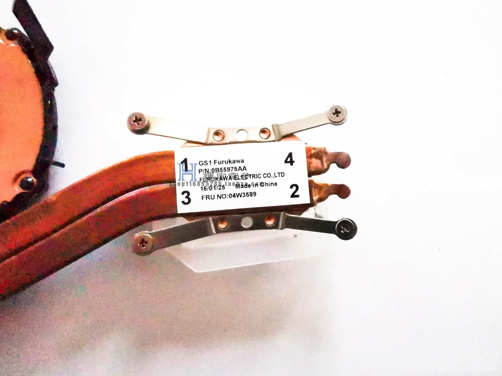 Laptop FOR Lenovo ThinkPad X1 Carbon 1st Gen CPU Cooling Fan Heatsink ...