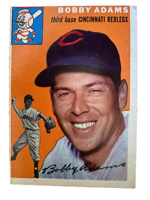 1954 Topps #123 Bobby Adams CINCINNATI REDLEGS | eBay