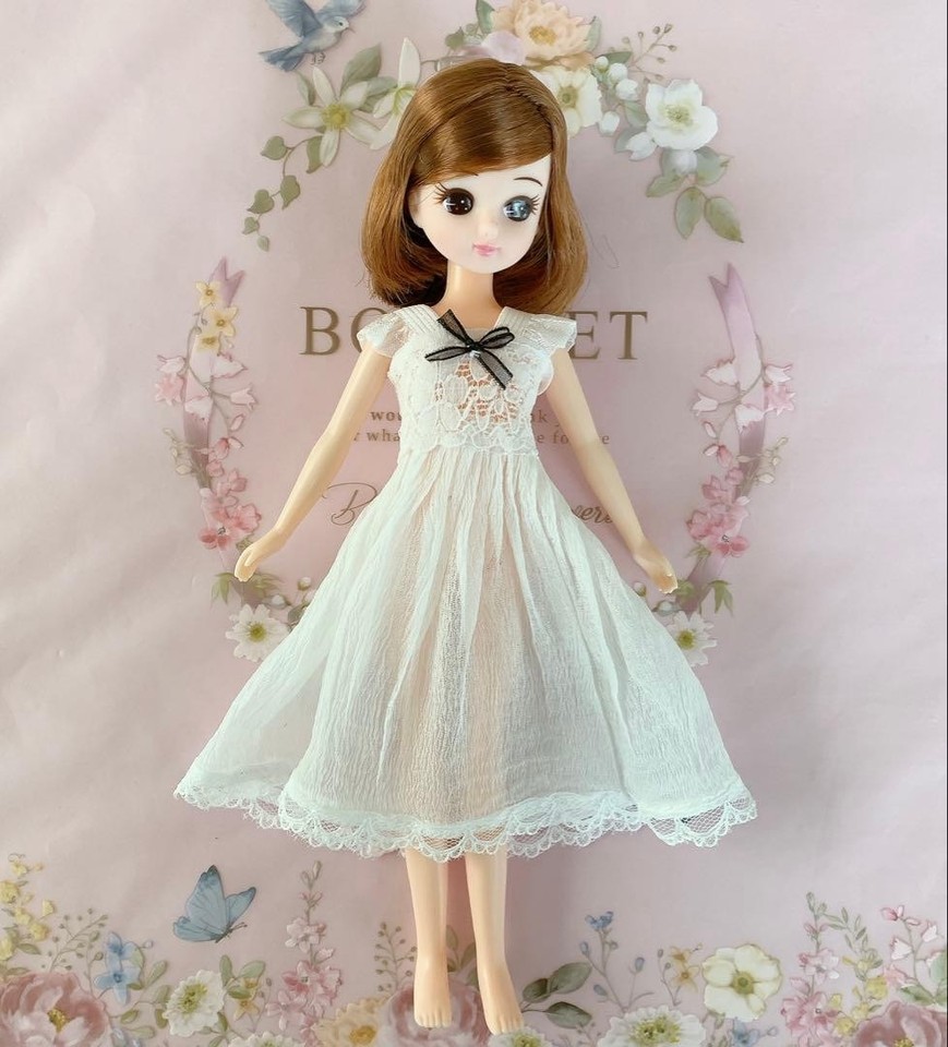 Unused Fashionable Licca-chan with diagonal bangs Licca-chan body Cute ...