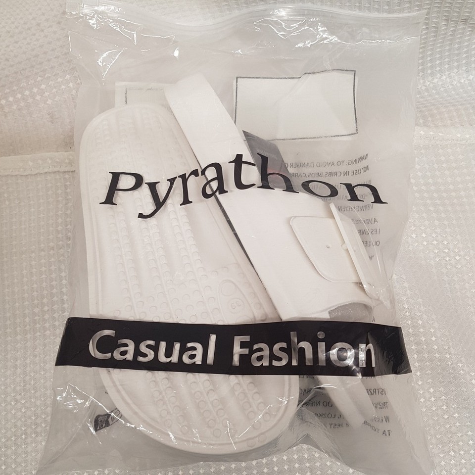 PYRATHON Unisex EU39 UK5.5 White Foam Monobloc Casual Sandals BNWT CG ...