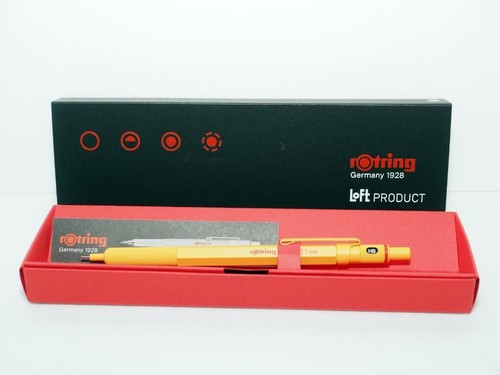 Rotring 600 Mechanical Pencil 0.5 mm Loft Limited Color Yellow with Box ...