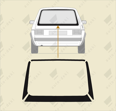 Fits VW Mk1 Golf GTI - 4 Piece Tailgate Decal Sticker *CORRECT TEXTURED ...