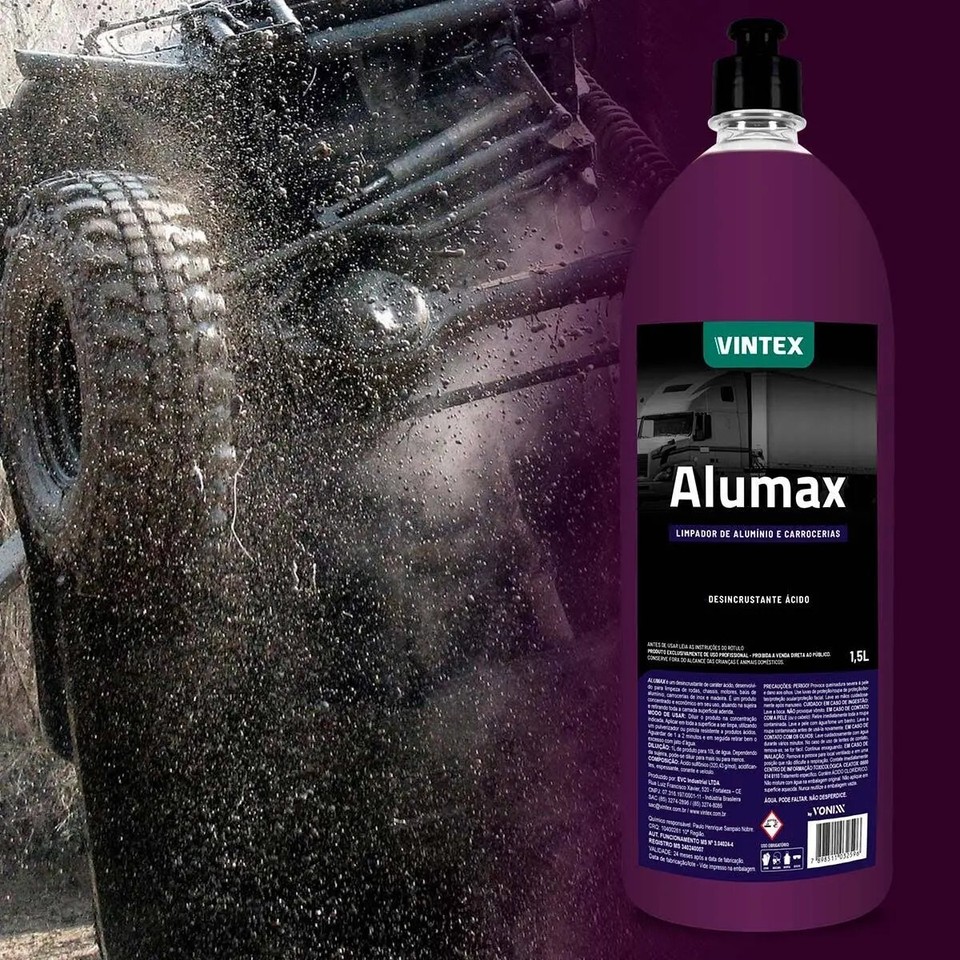 Vonixx Alumax Aluminum Cleaner Kit With Two Units 2x1.5L/2x53 Oz Vintex ...