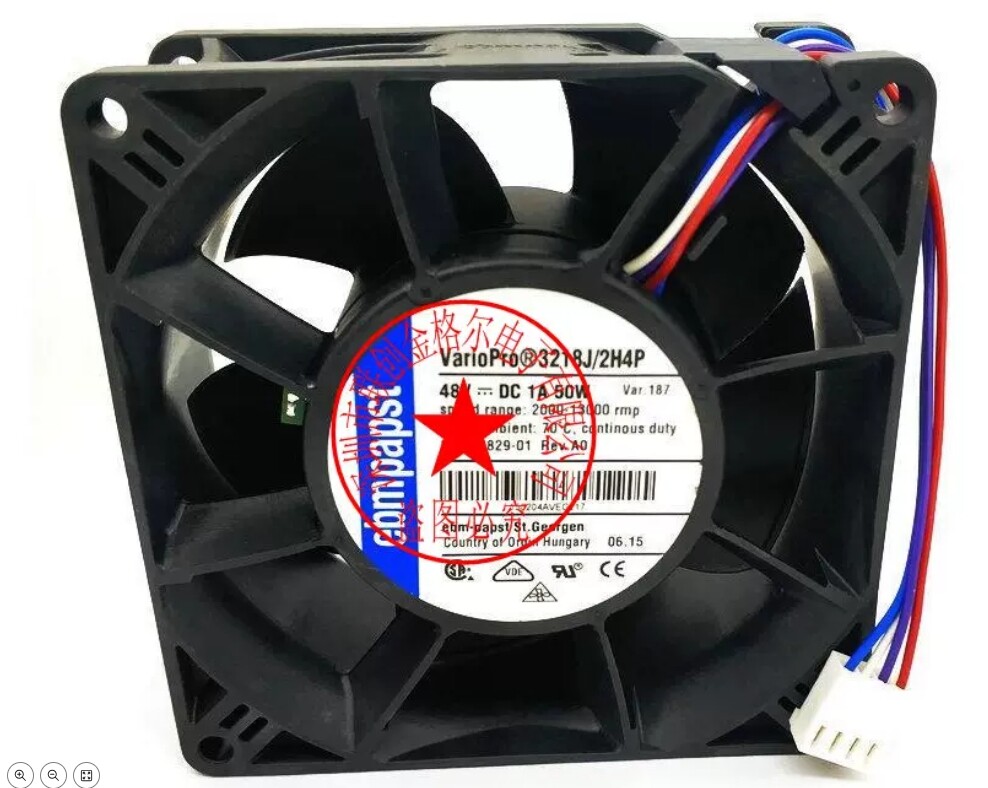 FOR 3218J/2H4P Axial Fan 48VDC 50W 1.0A 92*92*38MM 4-Pin PWM cooling ...