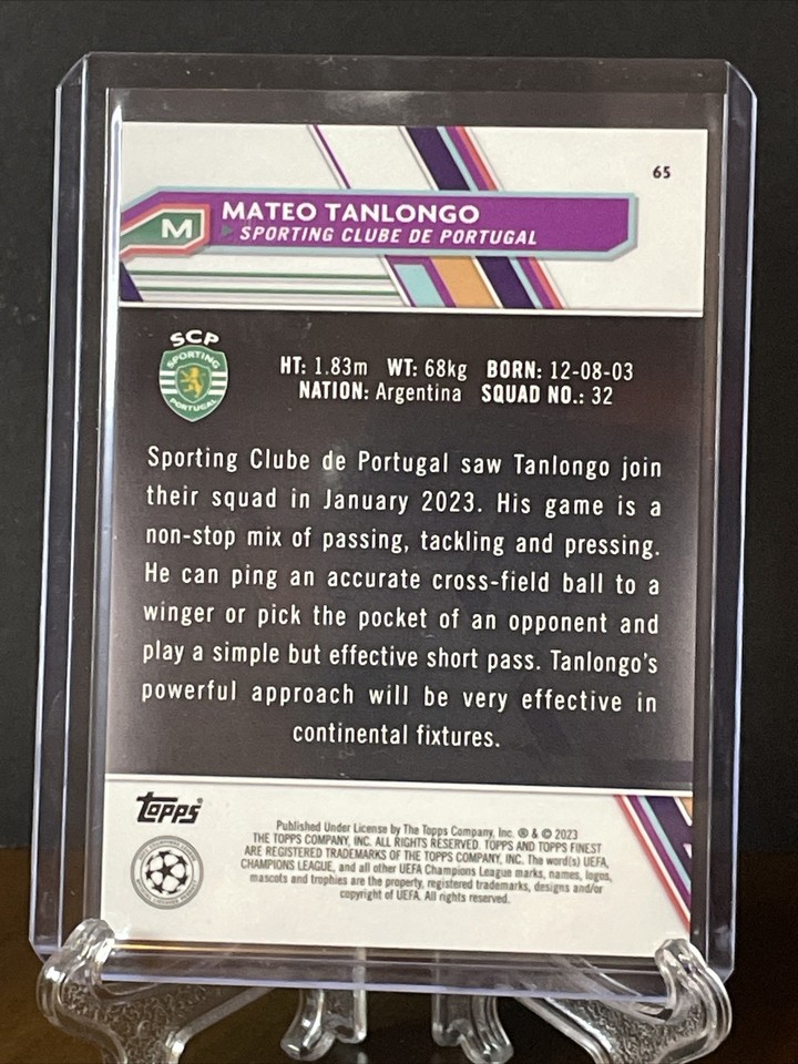 2023 Topps Finest Mateo Tanlongo 69/99 | eBay