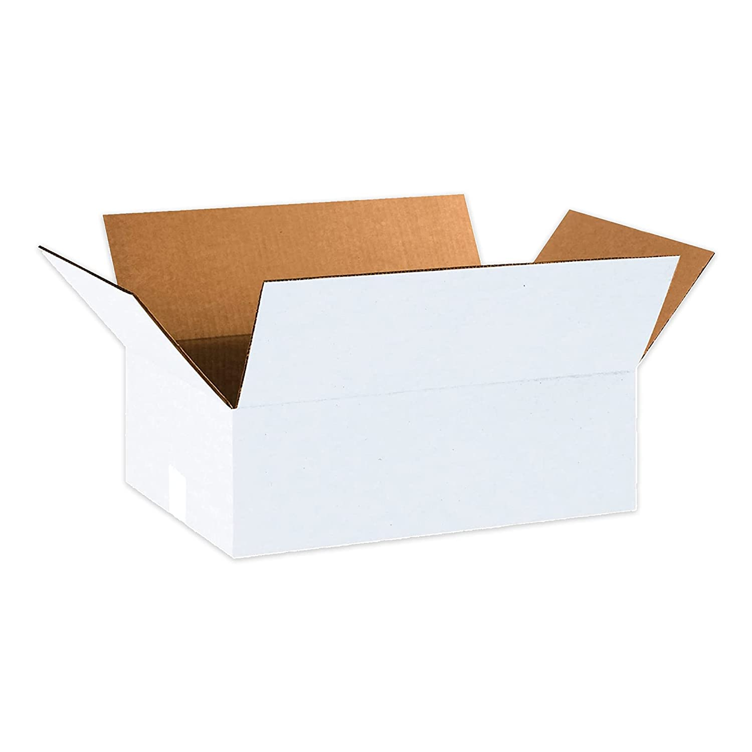White Shipping Boxes 18"L X 12"W X 6"H (25 Pack) Small Medium Mailing ...