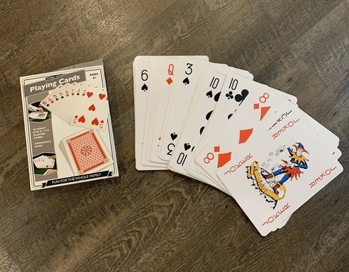 54 Jumbo Extra Large Print Size Playing Cards 8" x 11" Complete Deck | eBay