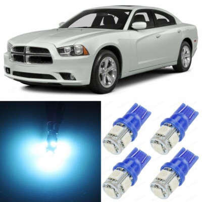 17 x ICE BLUE Interior LED Lights Package For 2011 - 2014 Dodge Charger ...