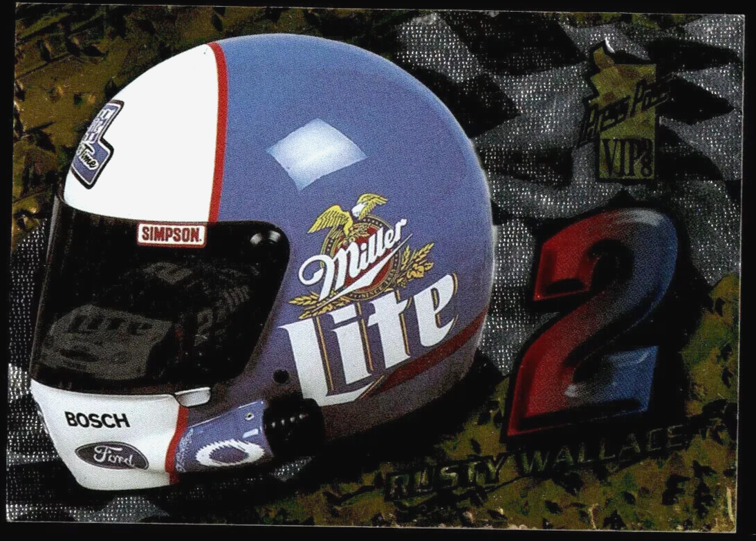 1998 Press Pass VIP - Head Gear Rusty Wallace #HG 9 for sale online | eBay