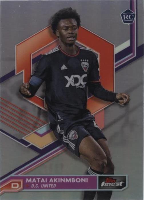 2023 Topps Finest MLS - Matai Akinmboni #67 Refractor (RC) for sale ...
