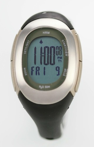 NIKE IMARA RUN MID SIZE HEART RATE MONITOR CALORIE EASY READ QUARTZ ...