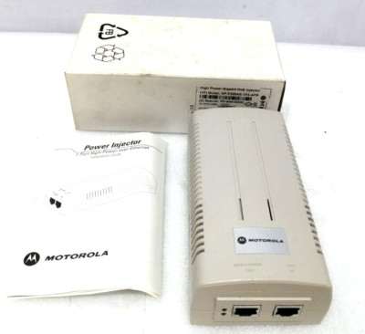 MOTOROLA AP-PSBIAS-1P3-AFR 1 Port Power over Ethernet Injector (10-Pcs ...