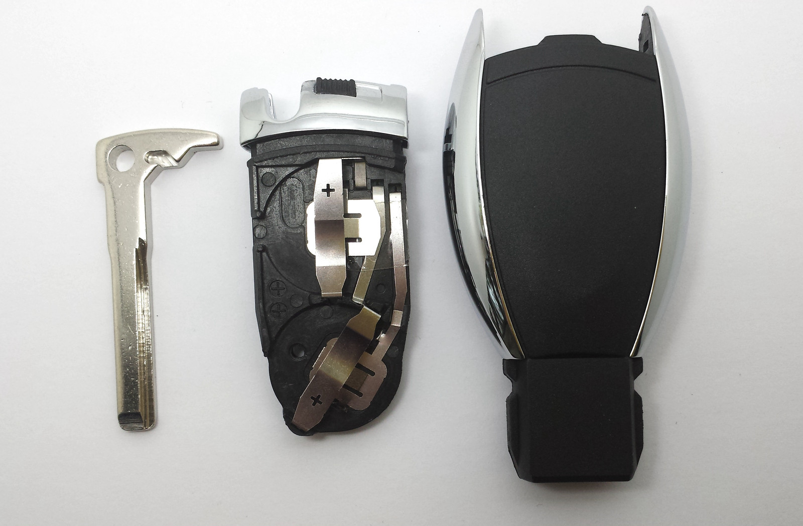 3T Key With Battery Holder Emergency Key For Mercedes Benz W203 W204 ...