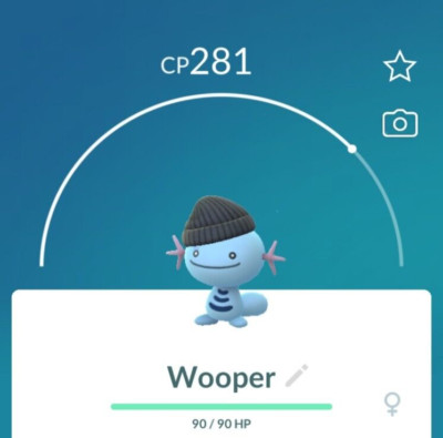Pokémon Go/Beanie Hat Wooper/20k Stardust Instant Tr@de | eBay UK