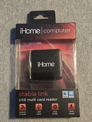 iHome Stable Link USB Multi Card Reader - In Box | eBay